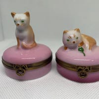 Limoges Cat - Etsy