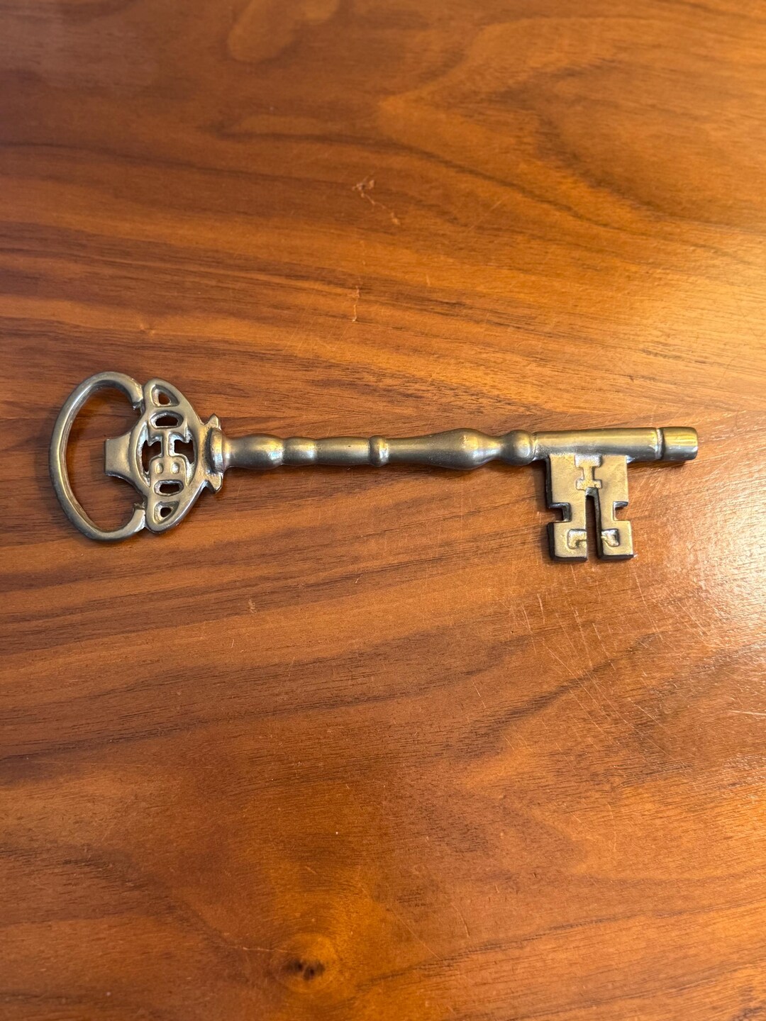 Large Vintage Brass Skeleton Key | Ornate Decorative Key | Gothic ...