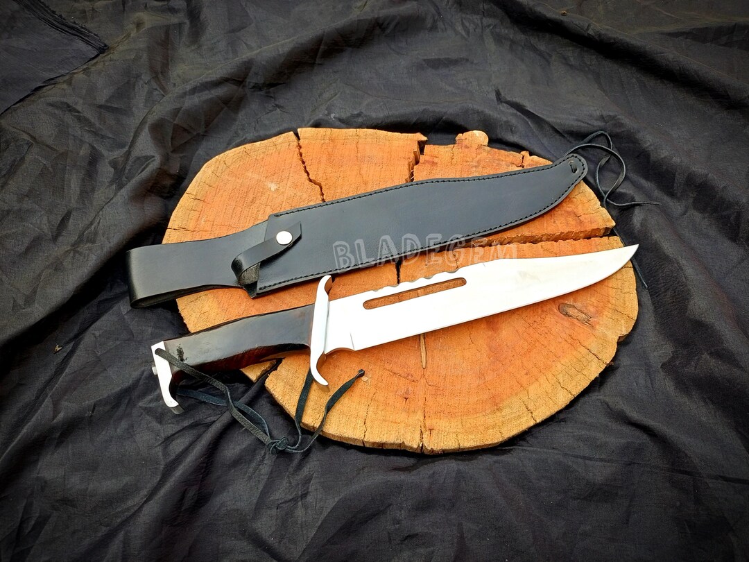 Rambo Style Survival Knife | Crocodile Dundee Bowie Knife | Large ...