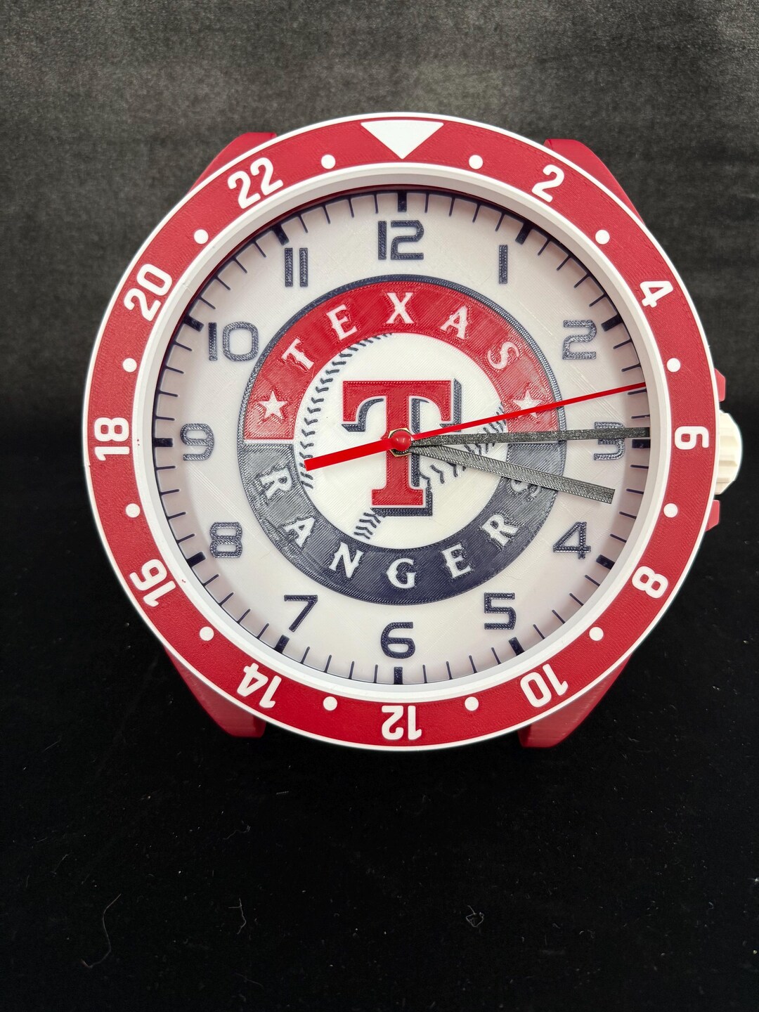 Rangers MLB Desk Clock – Baseball Wall Clock – Texas Rangers Gift – MLB ...