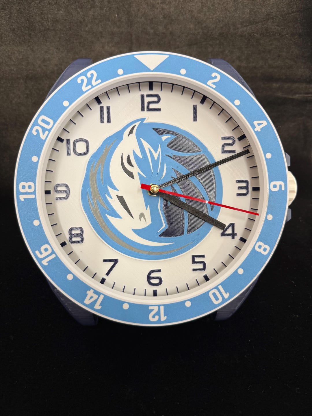 Mavericks NBA Desk Clock: Basketball Fan Gift, Home & Office Decor - Etsy