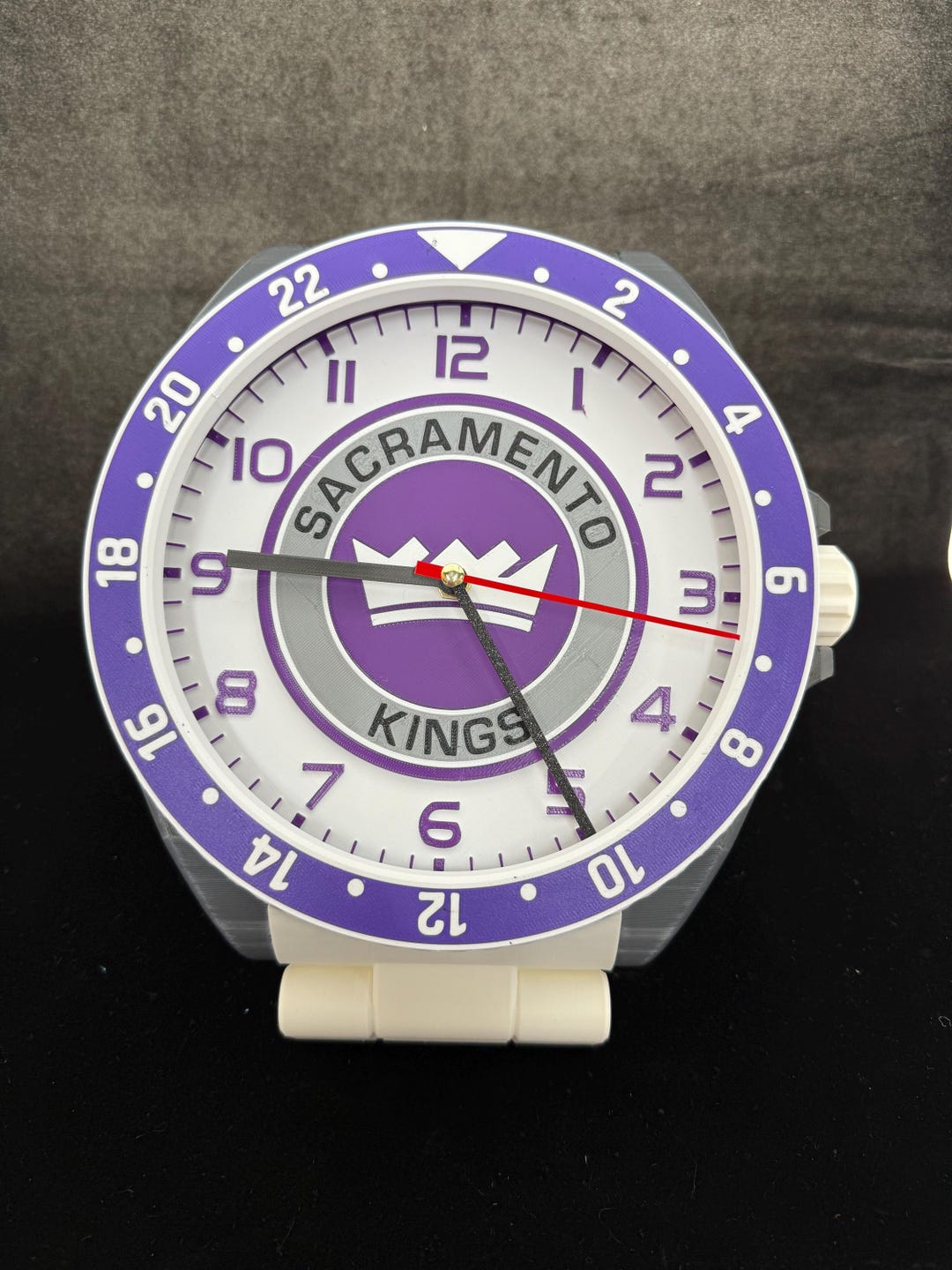 Kings NBA Desk Clock – Basketball Clock, Sacramento Kings Gift, NBA ...