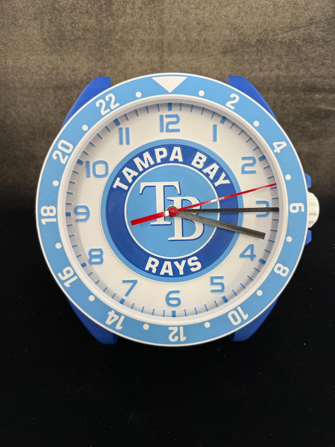 Rays MLB Desk Clock – Baseball Wall Clock – Tampa Bay Rays Gift – MLB ...
