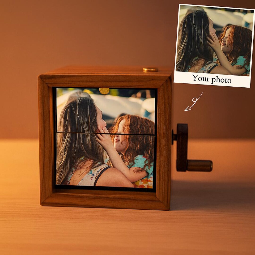 Handmade Photo Flipbook Frame: Animated Memory Box With LED Light - Etsy