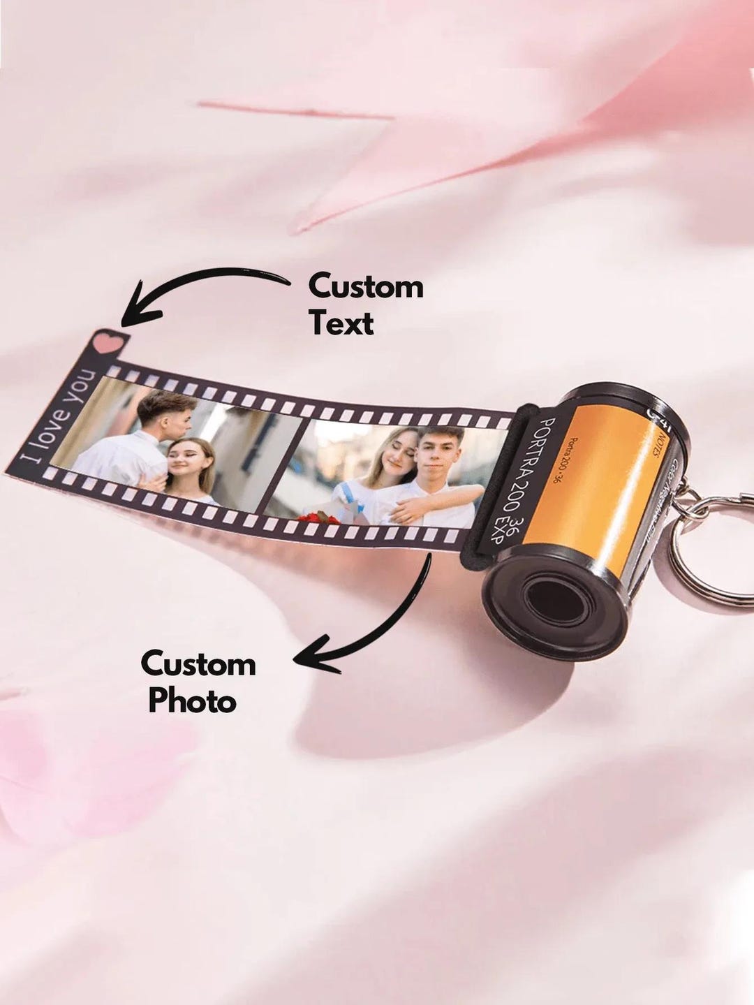 Custom Photo Film Roll Keychain: Sentimental Keepsake Gift - Etsy