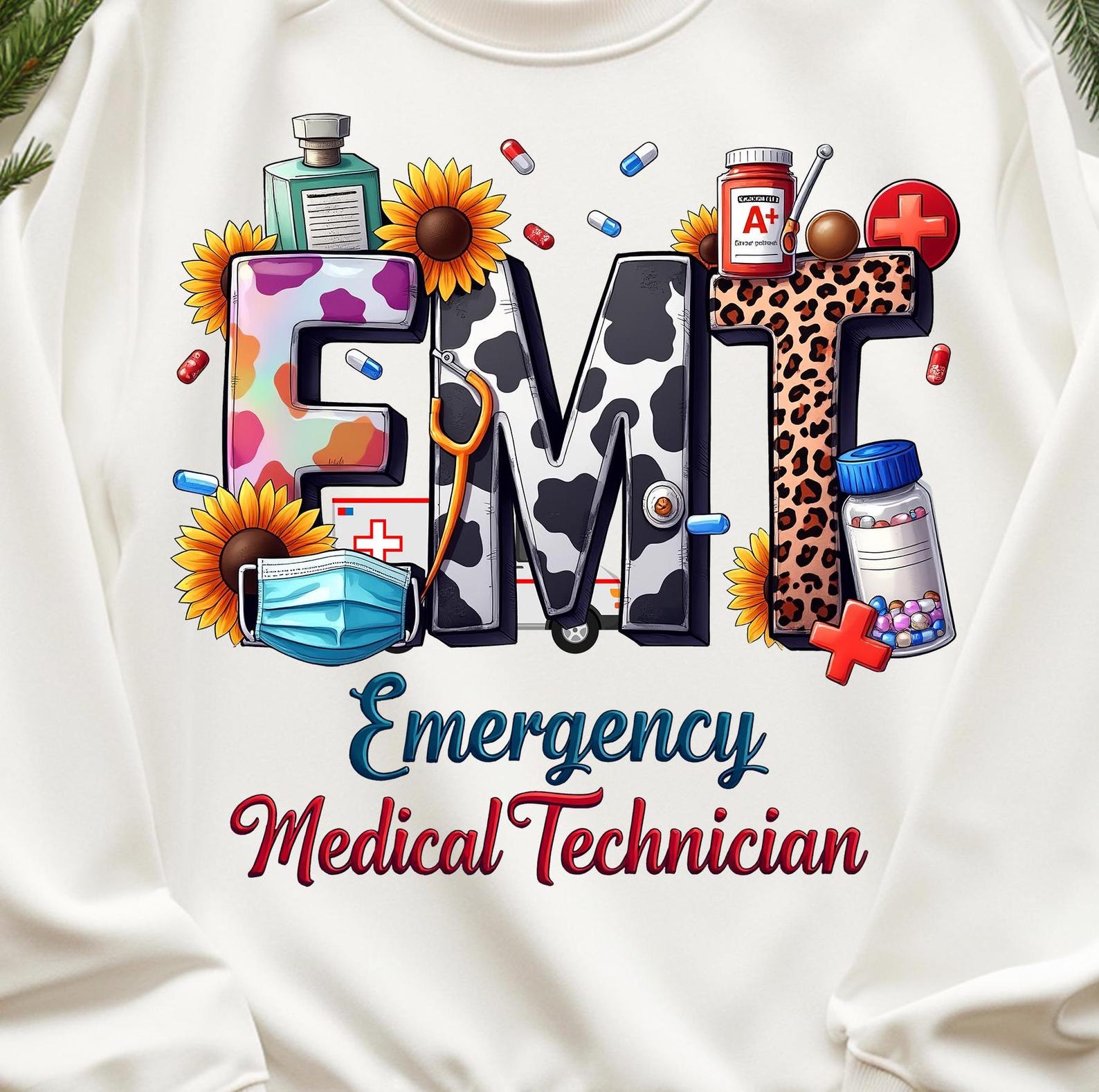 EMT Emergency Medical Technician Png Sublimation Design Download ...
