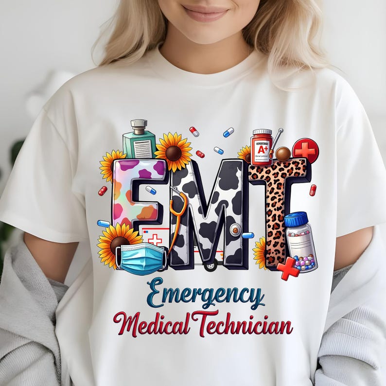 EMT Emergency Medical Technician Png Sublimation Design Download ...