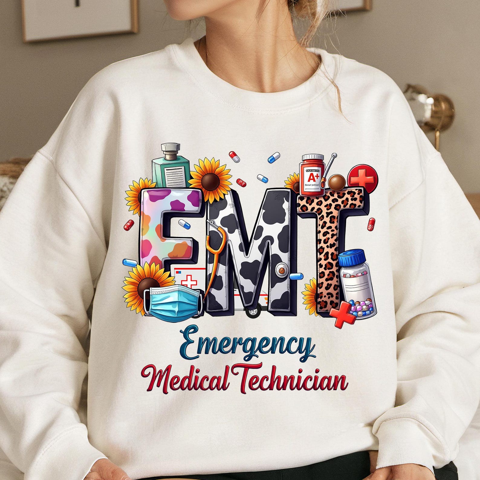 EMT Emergency Medical Technician Png Sublimation Design Download ...