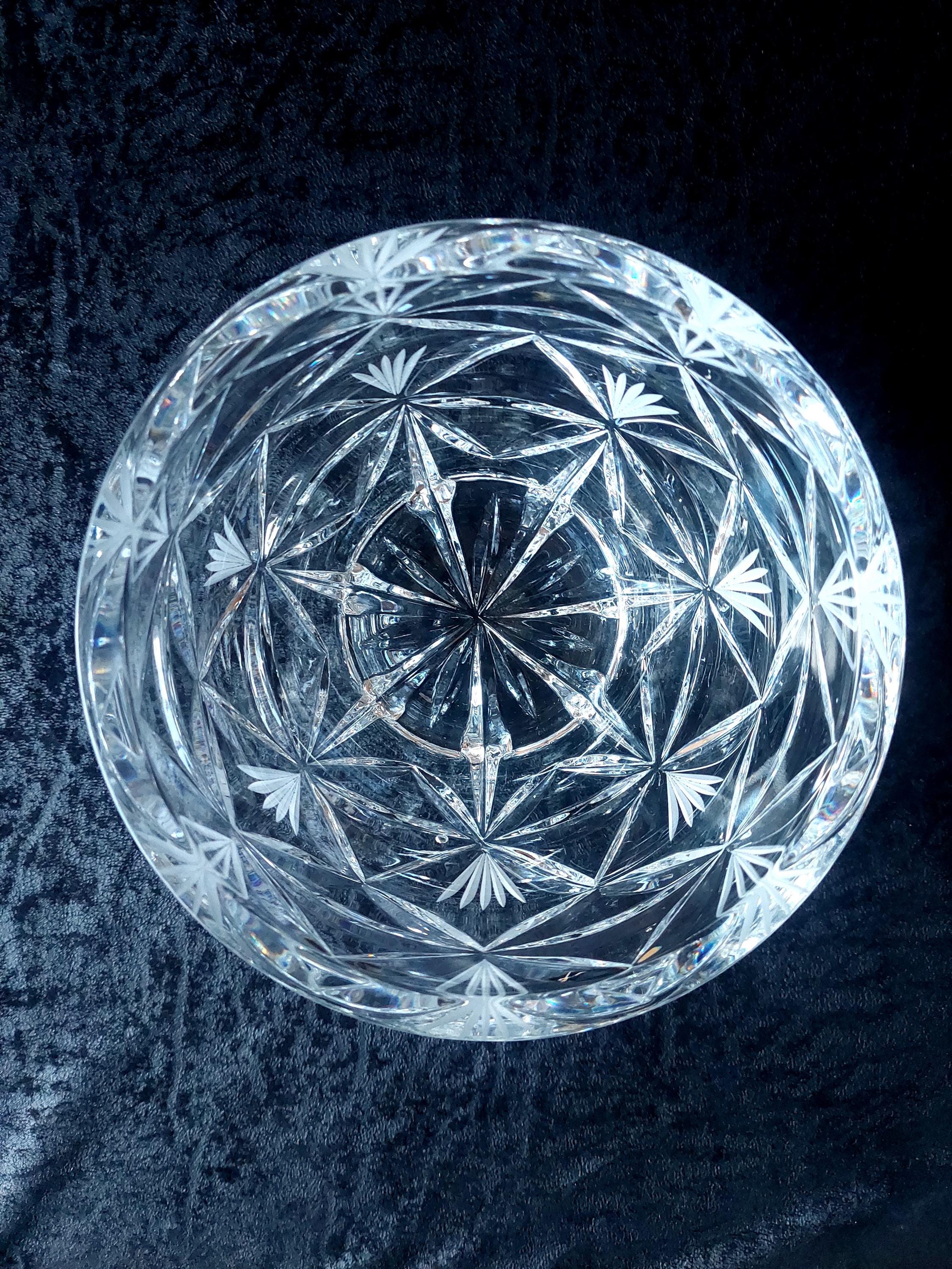 Vintage Crystal Bowl, Lead Crystal - Etsy
