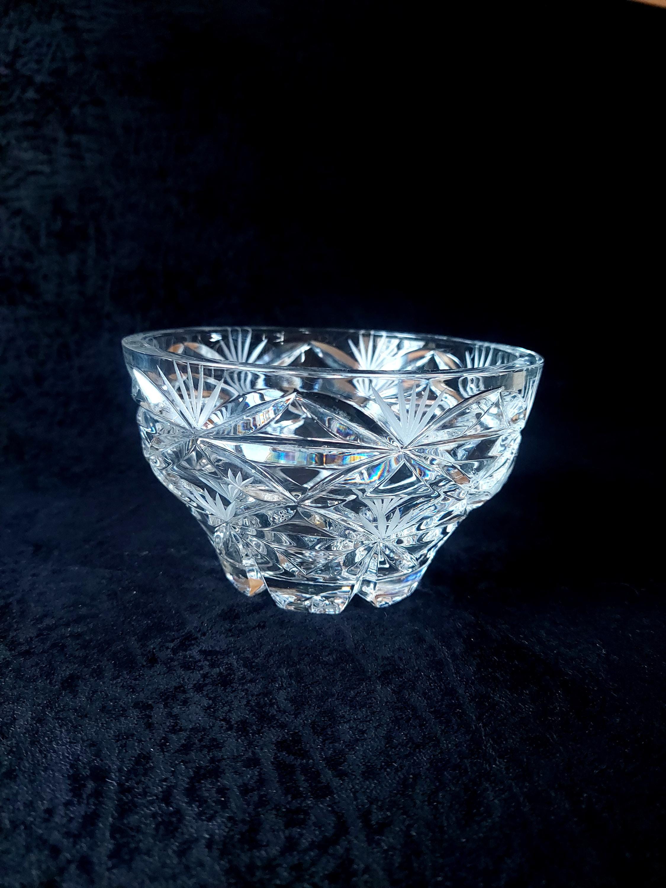 Vintage Crystal Bowl, Lead Crystal - Etsy