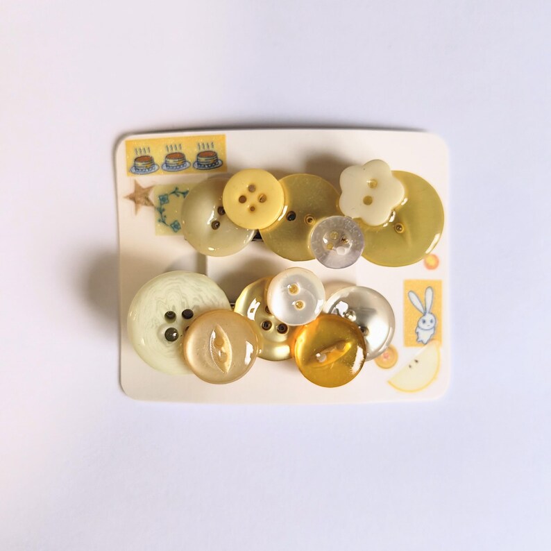 Funky Button Hair Clips - DROP 2 - Etsy Ireland
