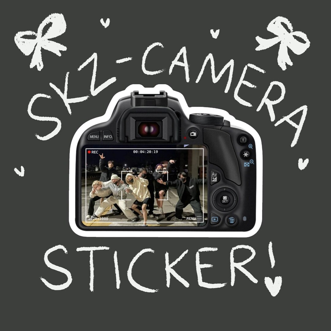 Stray Kids Aesthetic Y2K Camera Sticker 1PC - Etsy
