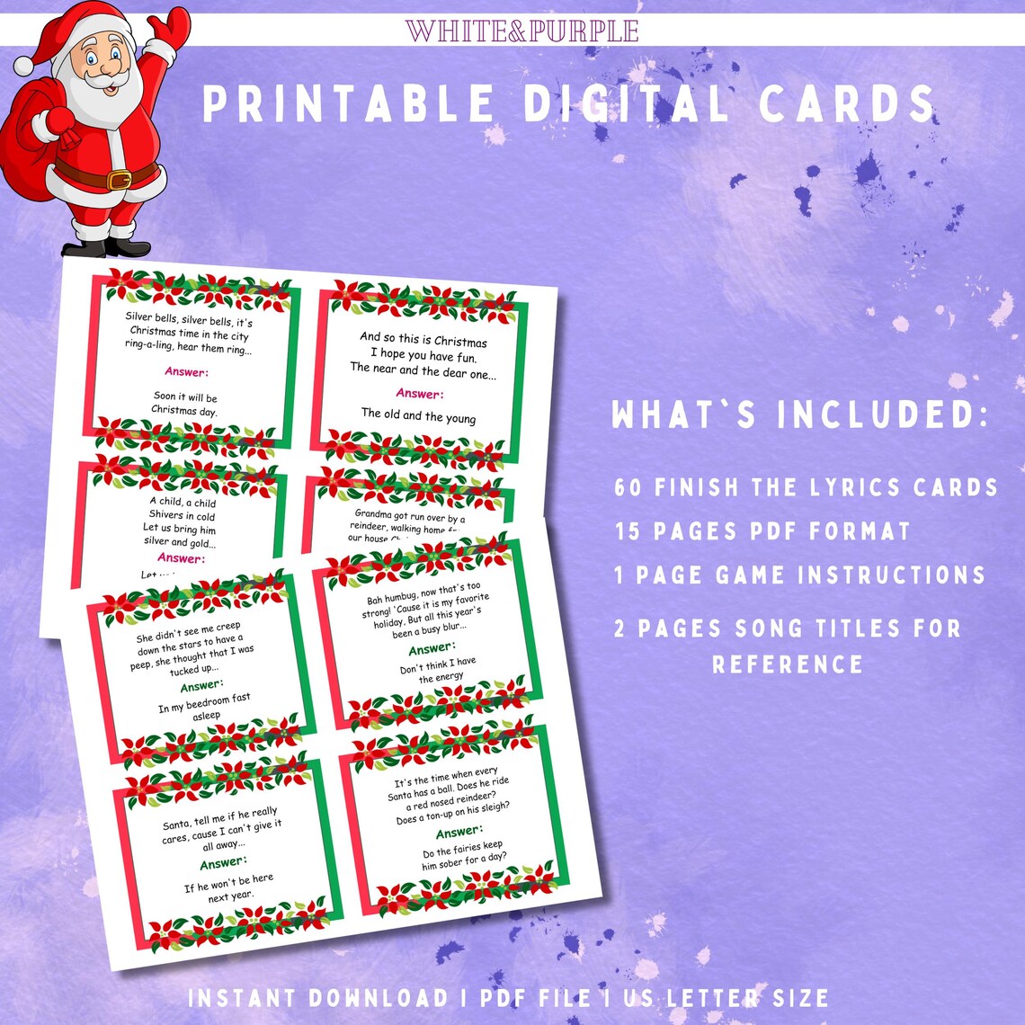Christmas Game Bundle Printables | Christmas Party Games | Christmas ...
