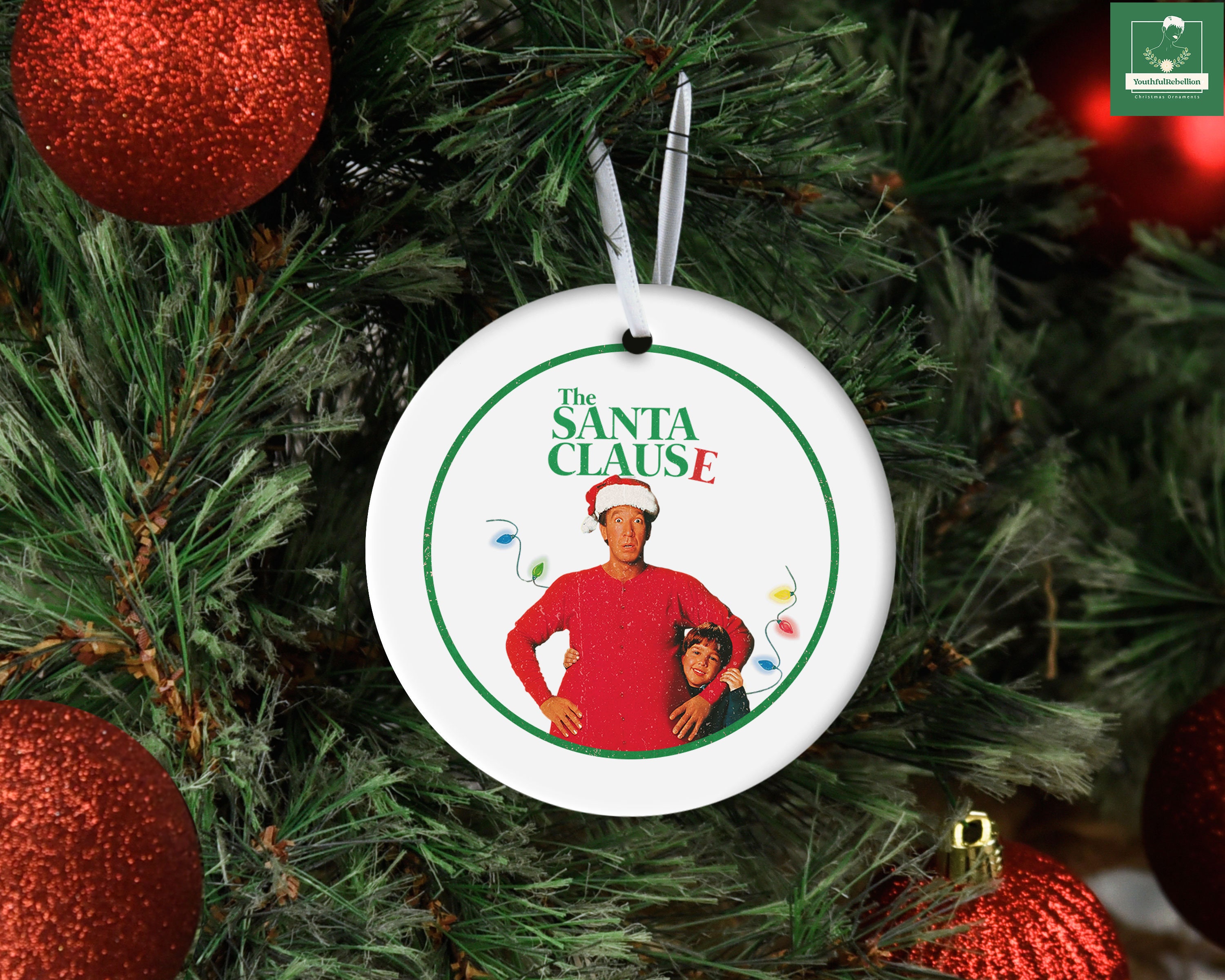 Retro The Santa Clause Ornament, Vintage Scott Calvin Ornament, Tim ...