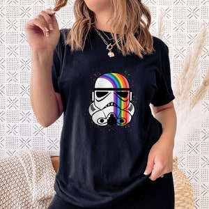 Stormtrooper LGBT Pride Shirt, Rainbow Pride Shirt, Gay Pride, Star ...