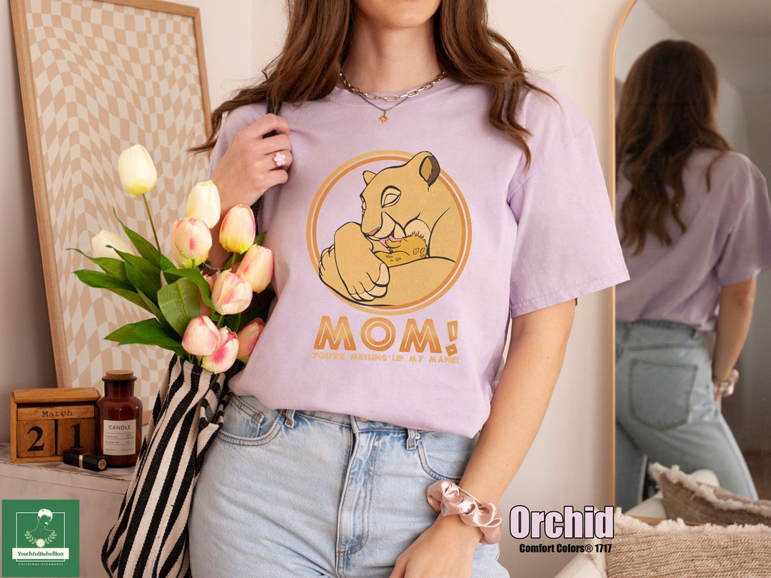 Comfort Colors® Retro the Lion King Mom Shirt, Sarabi & Simba T-shirt ...
