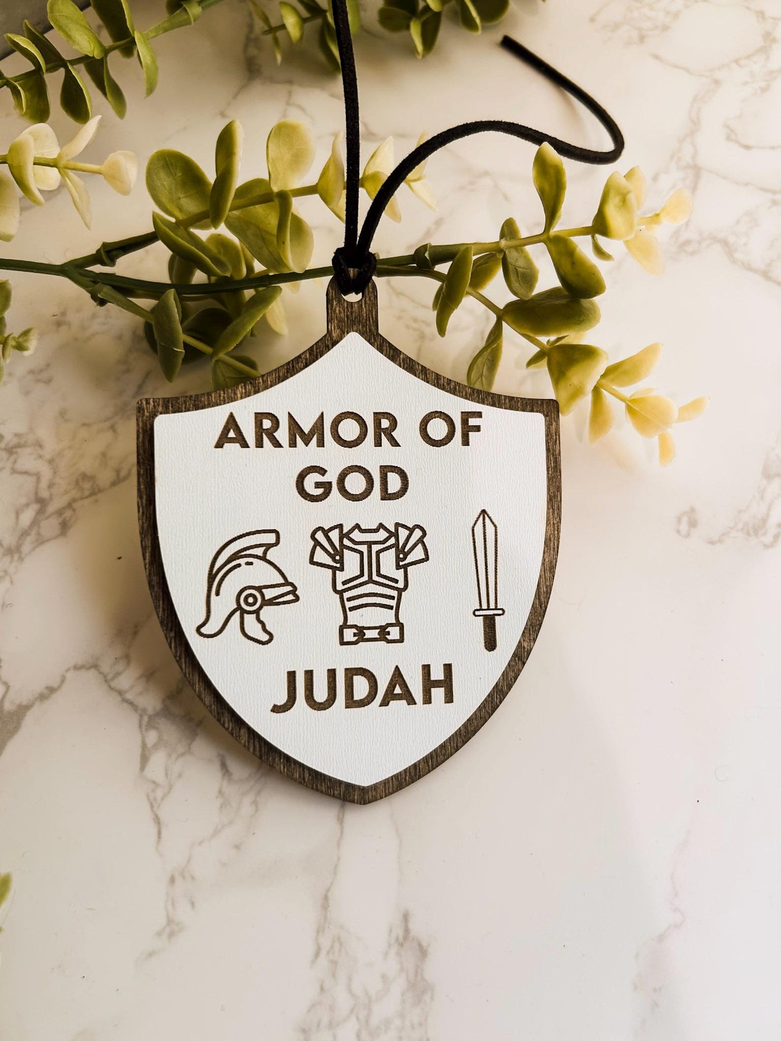 Armor of God Bag Tag SVG File: Christian Boy's Laser Cut Design - Etsy