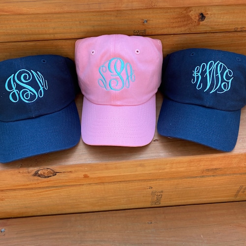 Monogram Hat Womens Personalized Baseball Cap D2 B59 - Etsy