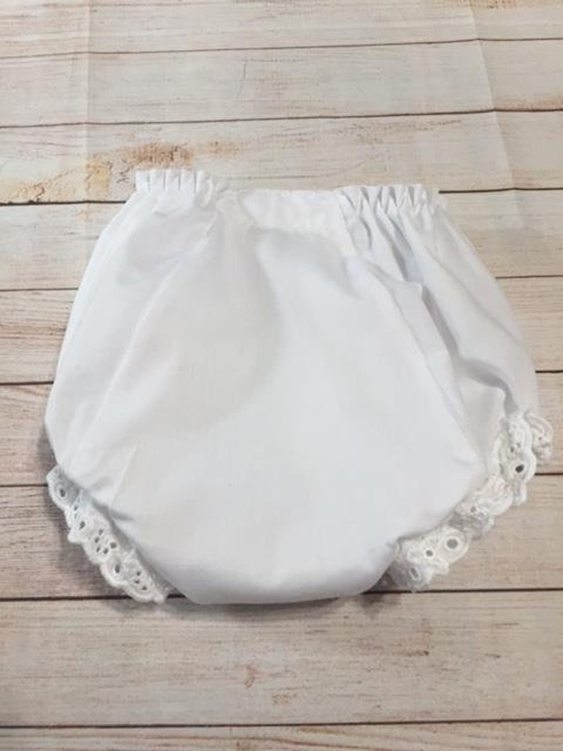 White Eyelet Diaper Cover Bloomers: Newborn to 24 Months - Etsy