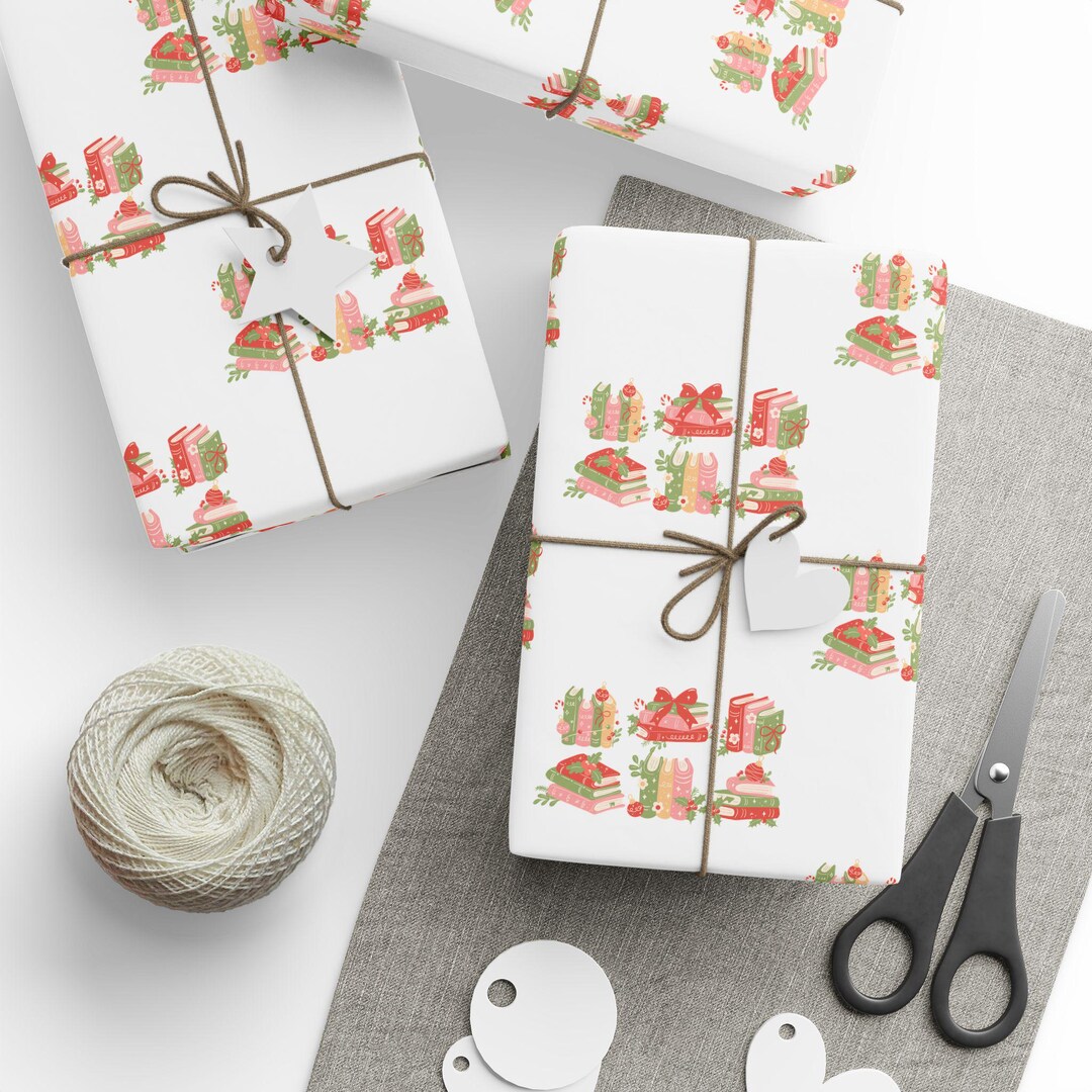 Vintage Book Wrapping Paper Classic Literary-themed Gift Wrap for Book ...