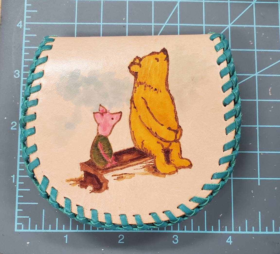 Winnie the Pooh, Kanga, Rabbit and Piglet Leather Coinpurse - Etsy