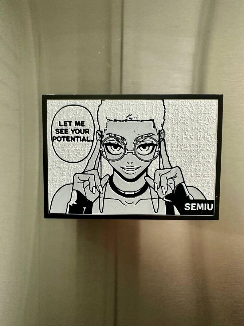 3D Printed Semiu Grier Magnet: Gachiakuta Manga Panel Art - Etsy
