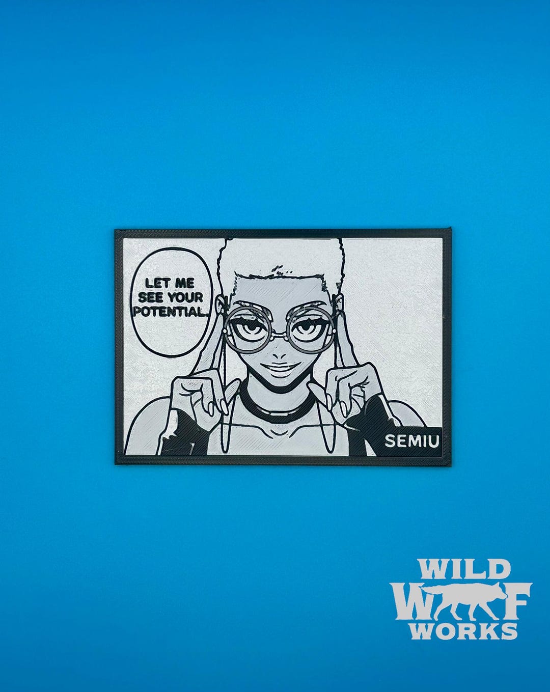 3D Printed Semiu Grier Magnet: Gachiakuta Manga Panel Art - Etsy
