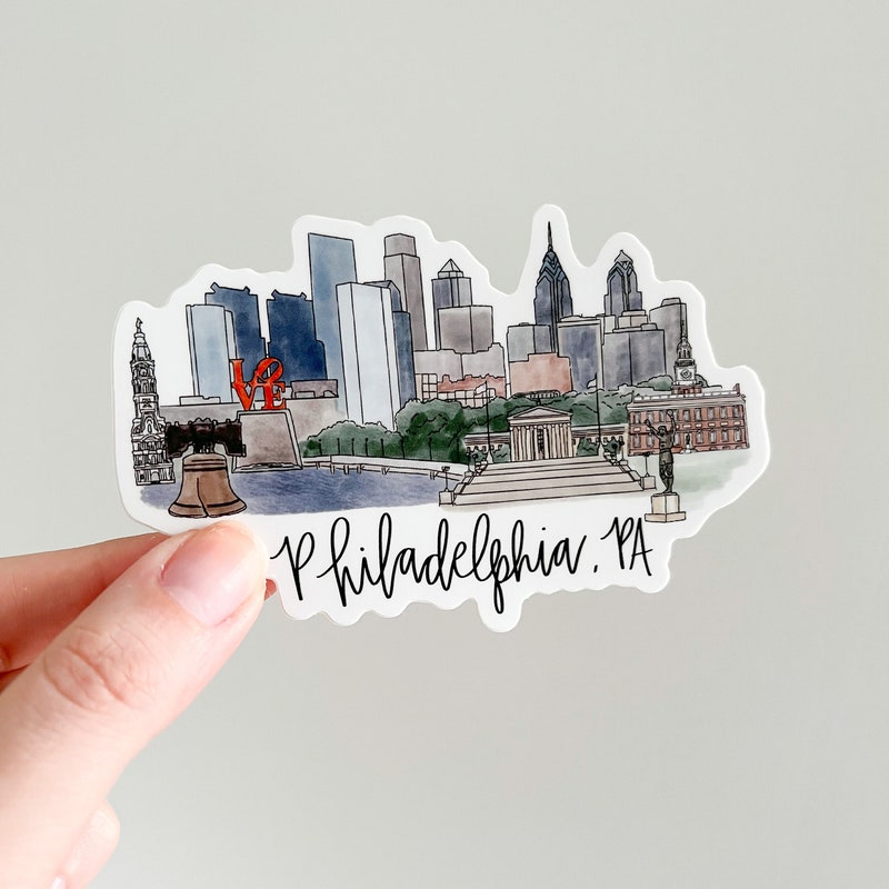 Philadelphia Sticker - Etsy