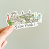 VMI Barracks Pennant Sticker, Virginia College, Virginia Water Bottle ...