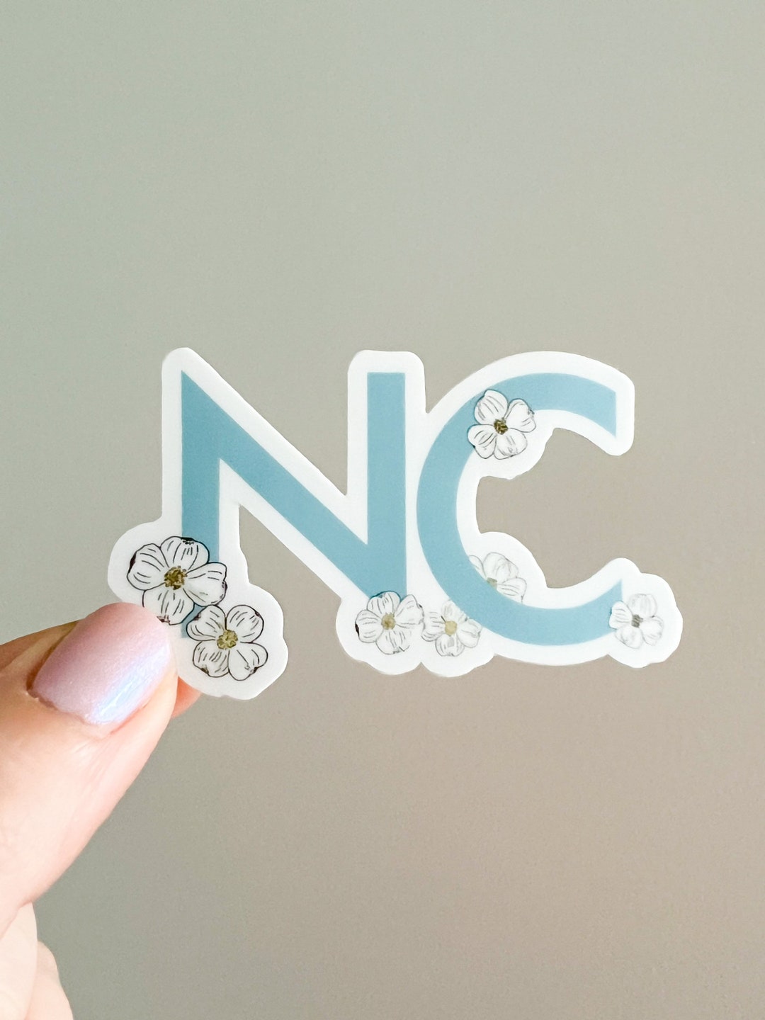 NC - North Carolina State Flower Sticker - Dogwood - Etsy