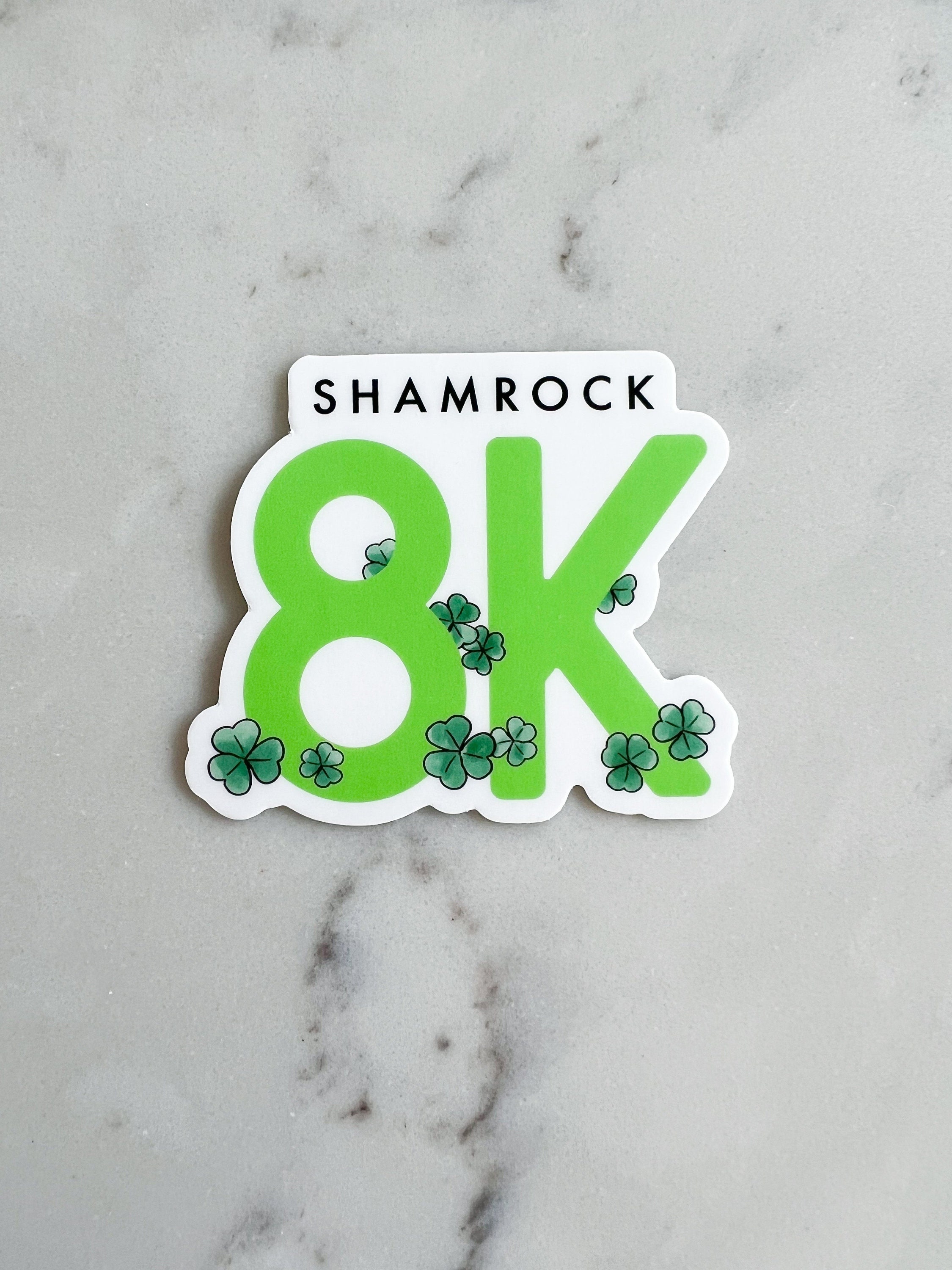 Shamrock 8k Race Sticker - Virginia Beach , Runner Sticker, Race ...