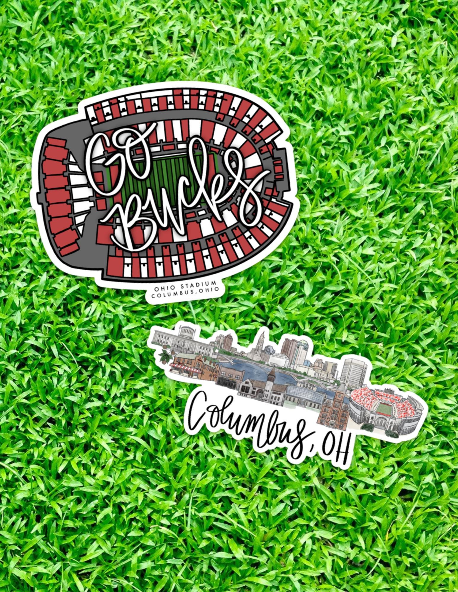 Ohio State University Stadium Sticker - Etsy