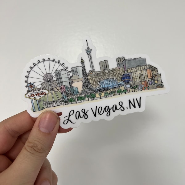 Las Vegas Skyline - Etsy