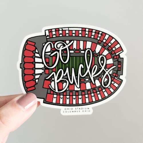 Ohio State University Stadium Sticker - Etsy