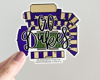 James Madison Dukes 12 Premium Vinyl Decal Licensed NCAA - Etsy