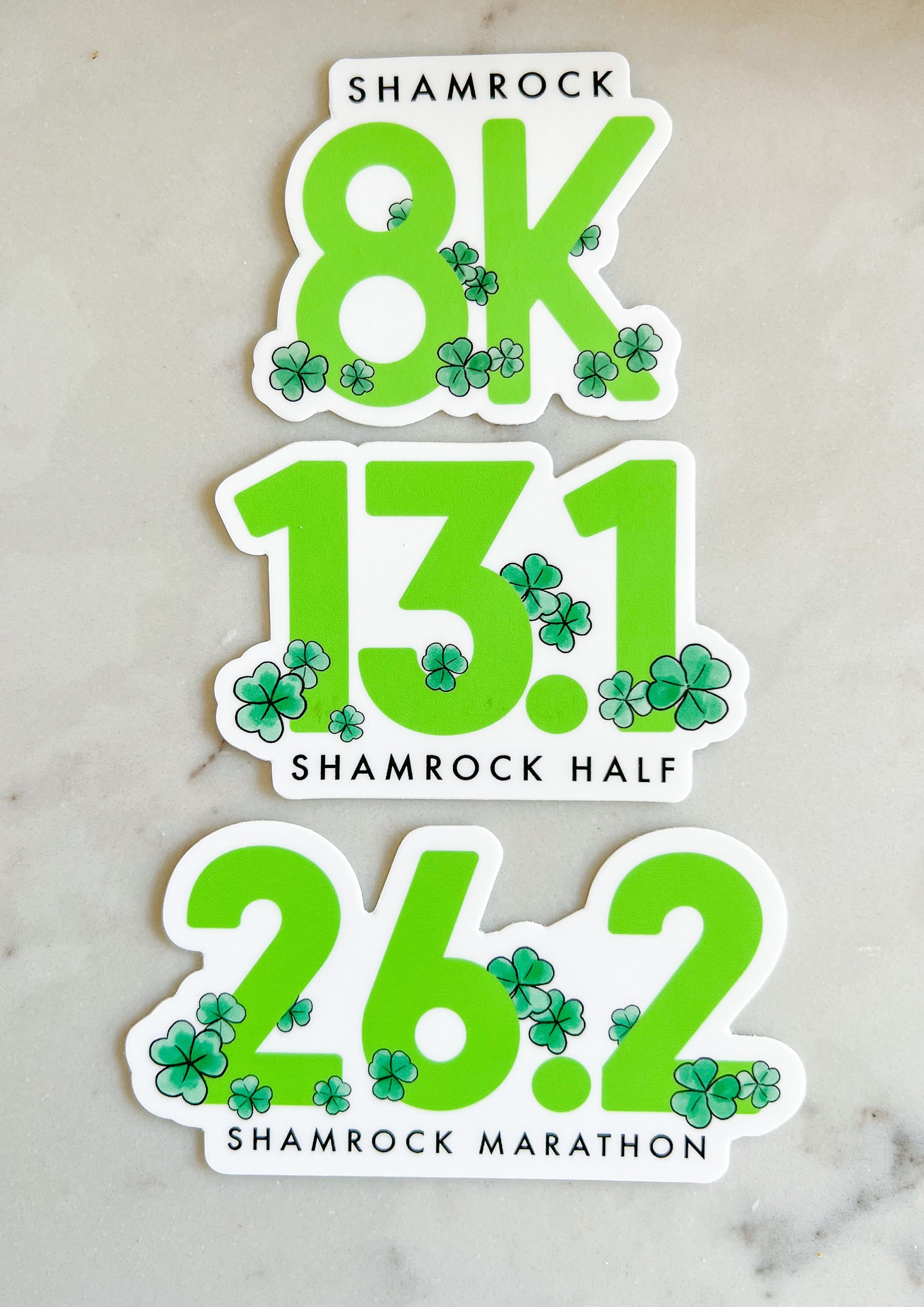 Shamrock 8k Race Sticker - Virginia Beach , Runner Sticker, Race ...
