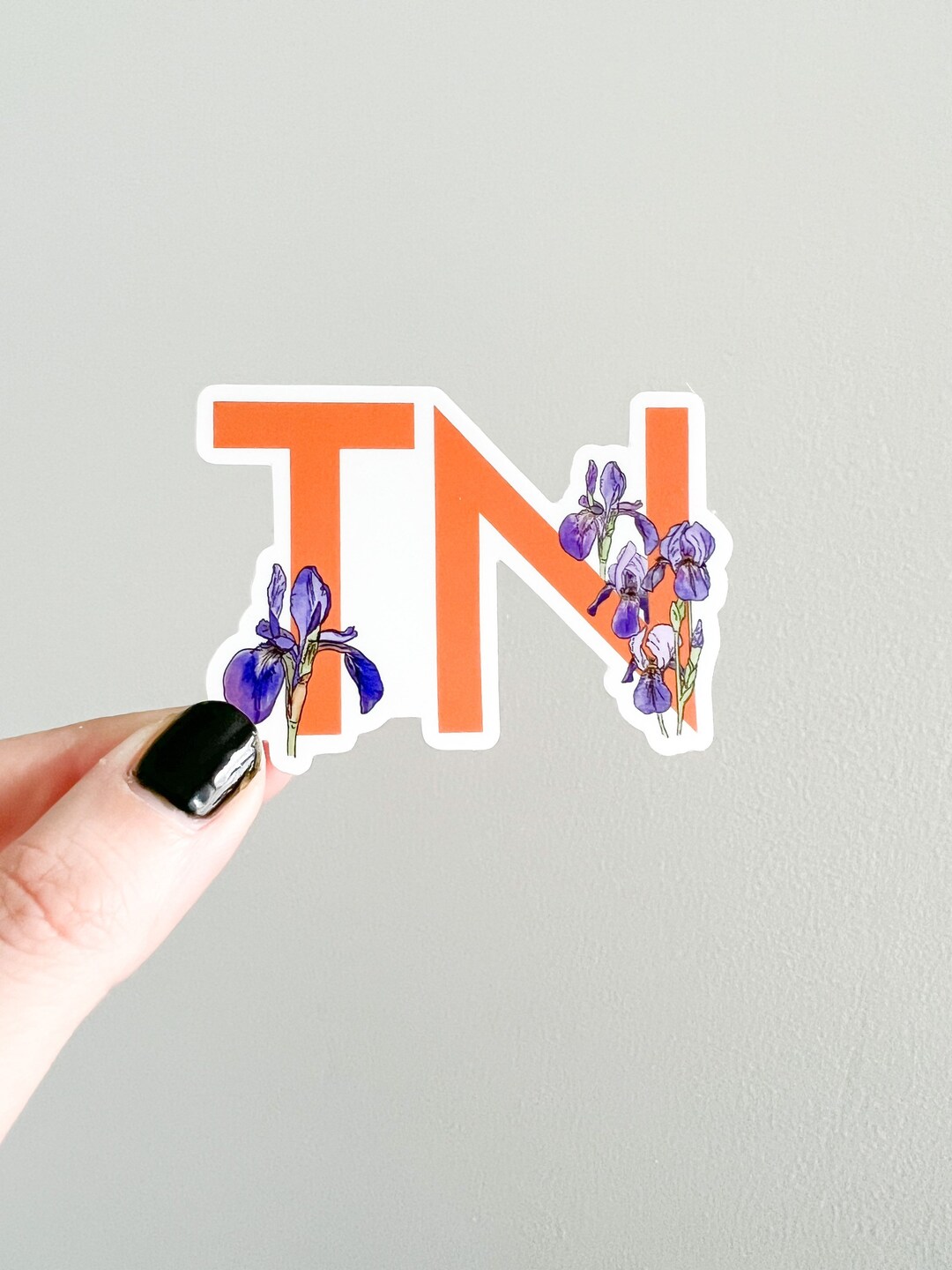 TN - Tennessee State Flower Sticker - Iris - Etsy