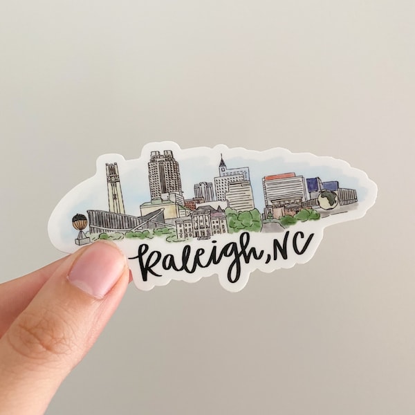 Raleigh Nc Sticker - Etsy