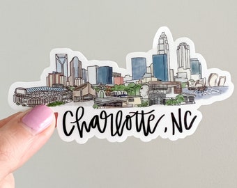 Charlotte Nc Sticker - Etsy
