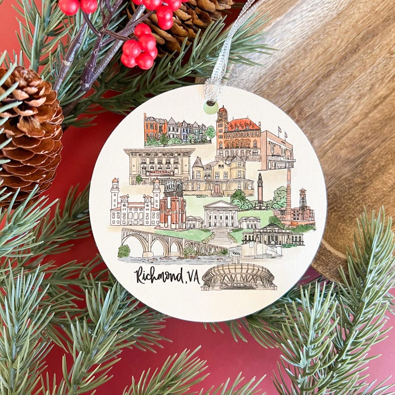Richmond Holiday Ornament - Etsy