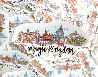 Magic Kingdom Sticker - Etsy