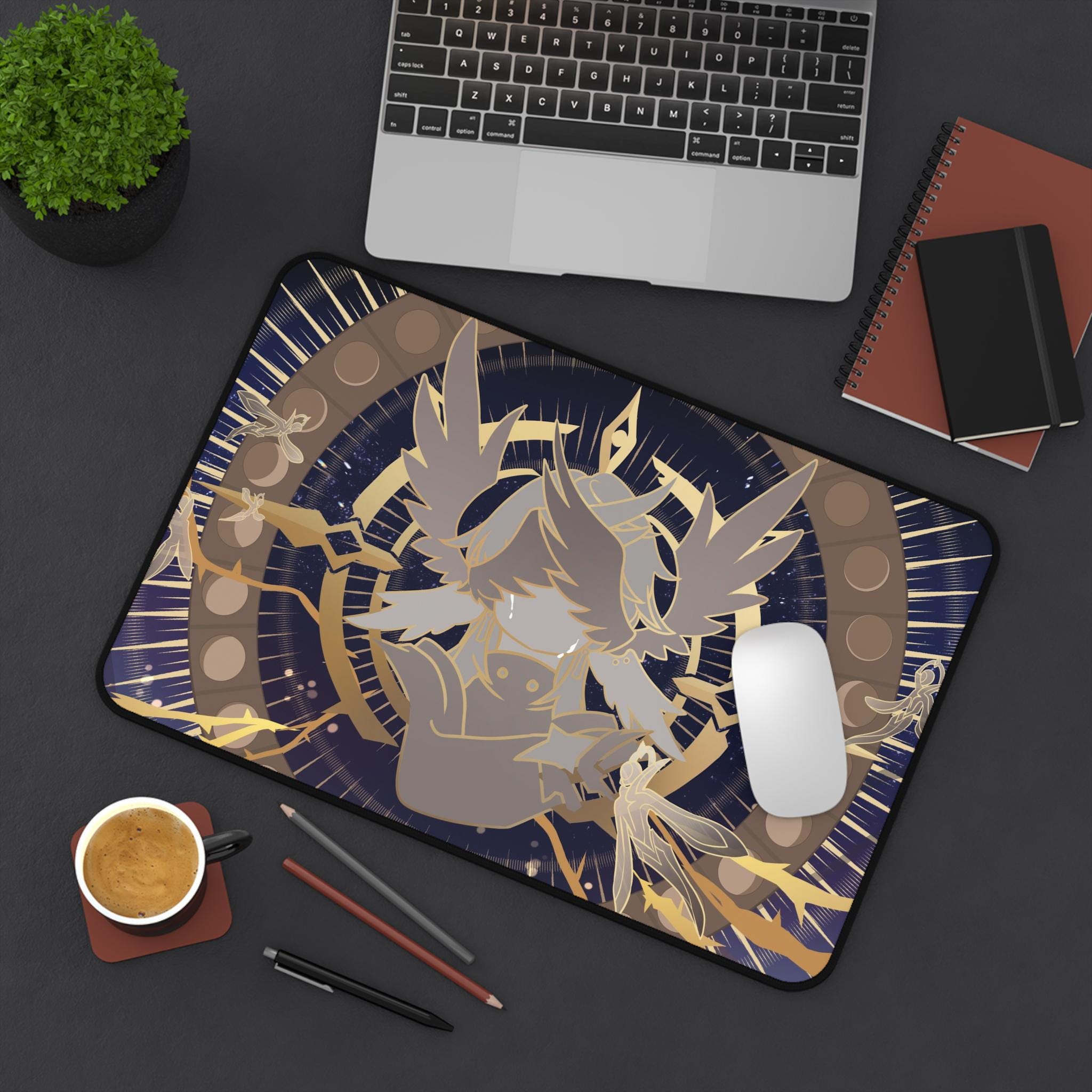 Harmony Sunday Ultimate Inspired Desk Mat | Subtle Fan-drawn Honkai ...