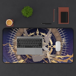 Harmony Sunday Ultimate Inspired Desk Mat | Subtle Fan-drawn Honkai ...