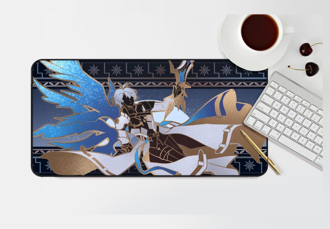Honkai Star Rail Phainon Desk Mat | Namecard Style, Amphoreus Themed ...