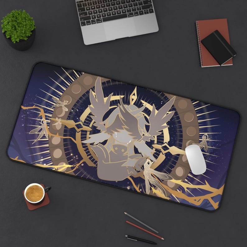 Harmony Sunday Ultimate Inspired Desk Mat | Subtle Fan-drawn Honkai ...