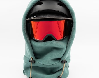 Black - Winter Balaclava - Over Helmet Ski / Snowboard Hood - Etsy