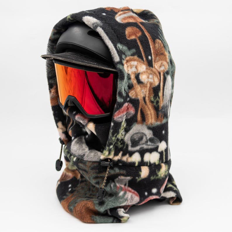 Forest Floorplay - Winter Balaclava - Over Helmet Ski / Snowboard Hood ...