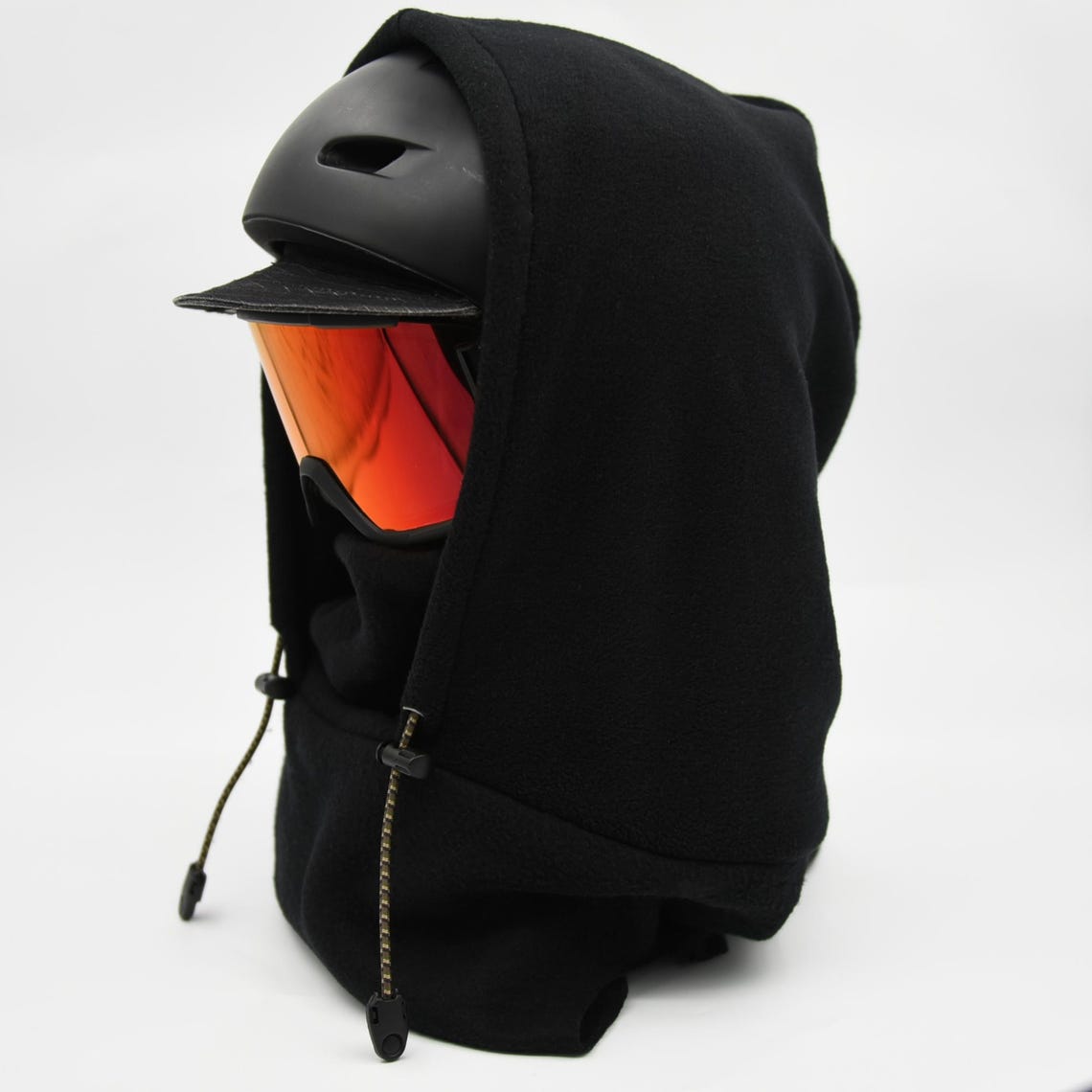 Black - Winter Balaclava - Over Helmet Ski / Snowboard Hood - Etsy