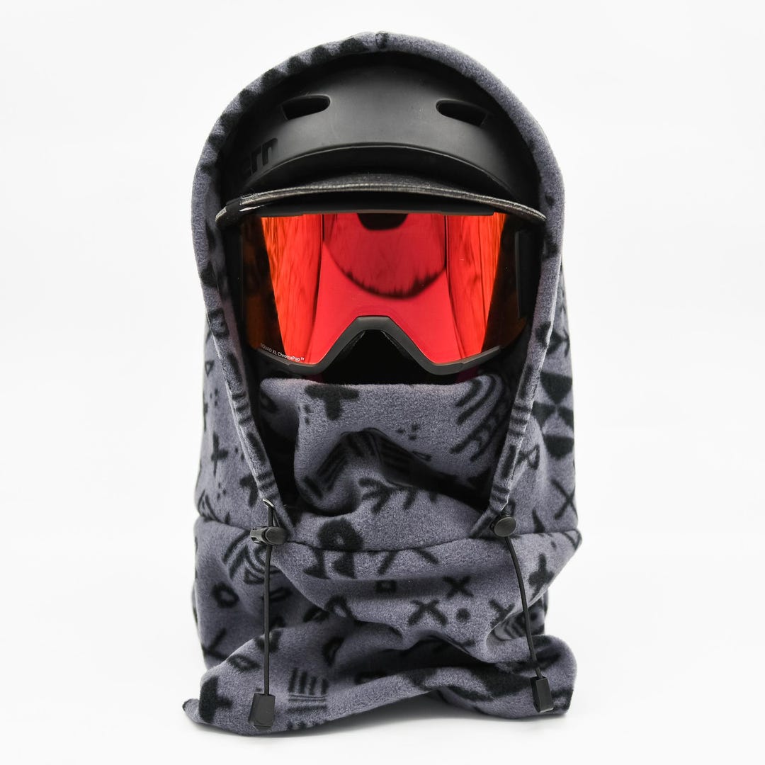 Doodles - Winter Balaclava - Over Helmet Ski / Snowboard Hood - Etsy