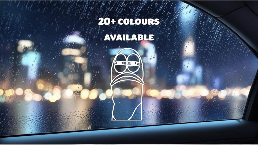 Judgemental Fish Spongebob Sticker Permanent Vinyl Decal Car Sticker ...